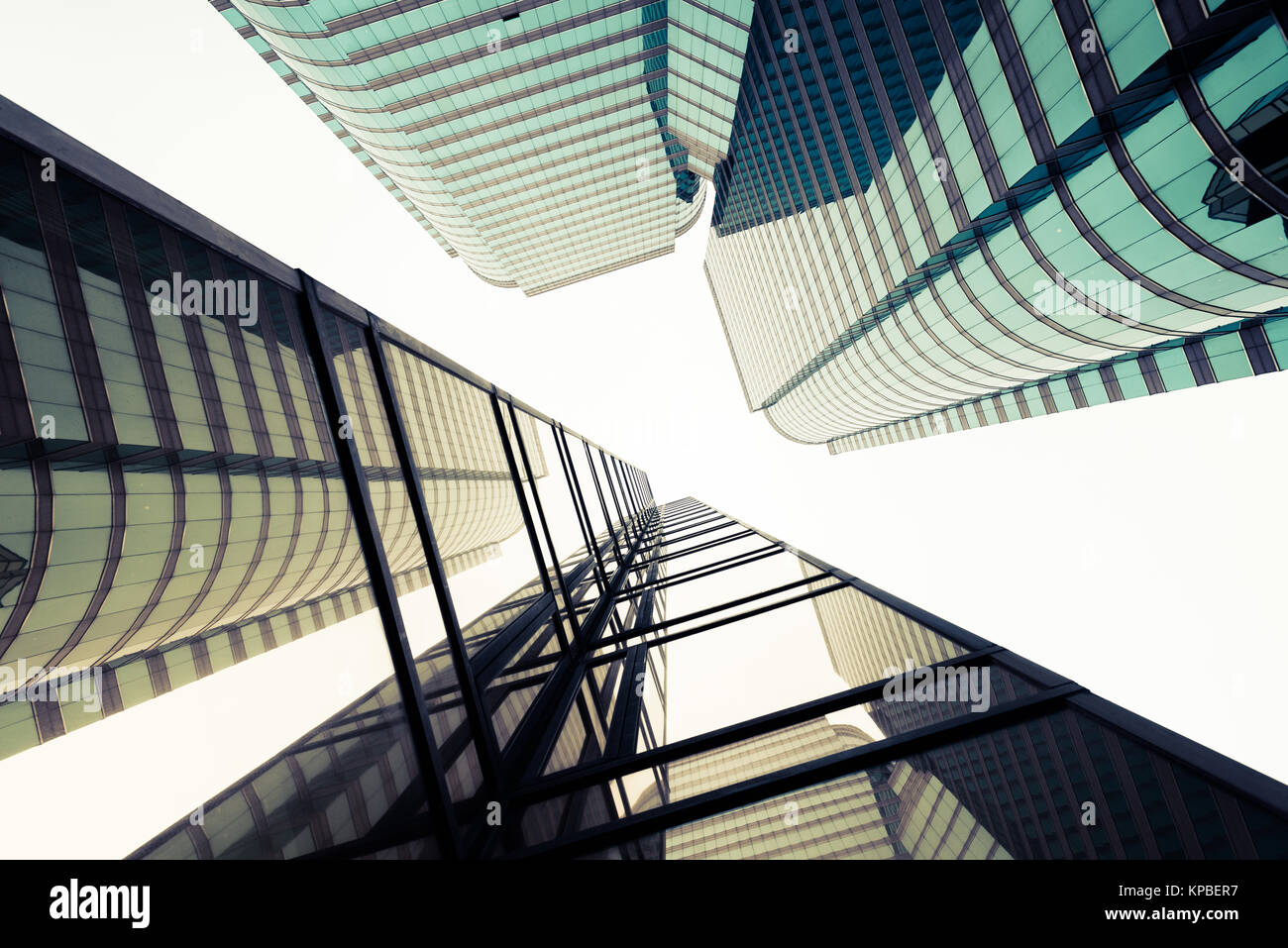 golden financial architecture face to face in Hong Kong of China Stock ...