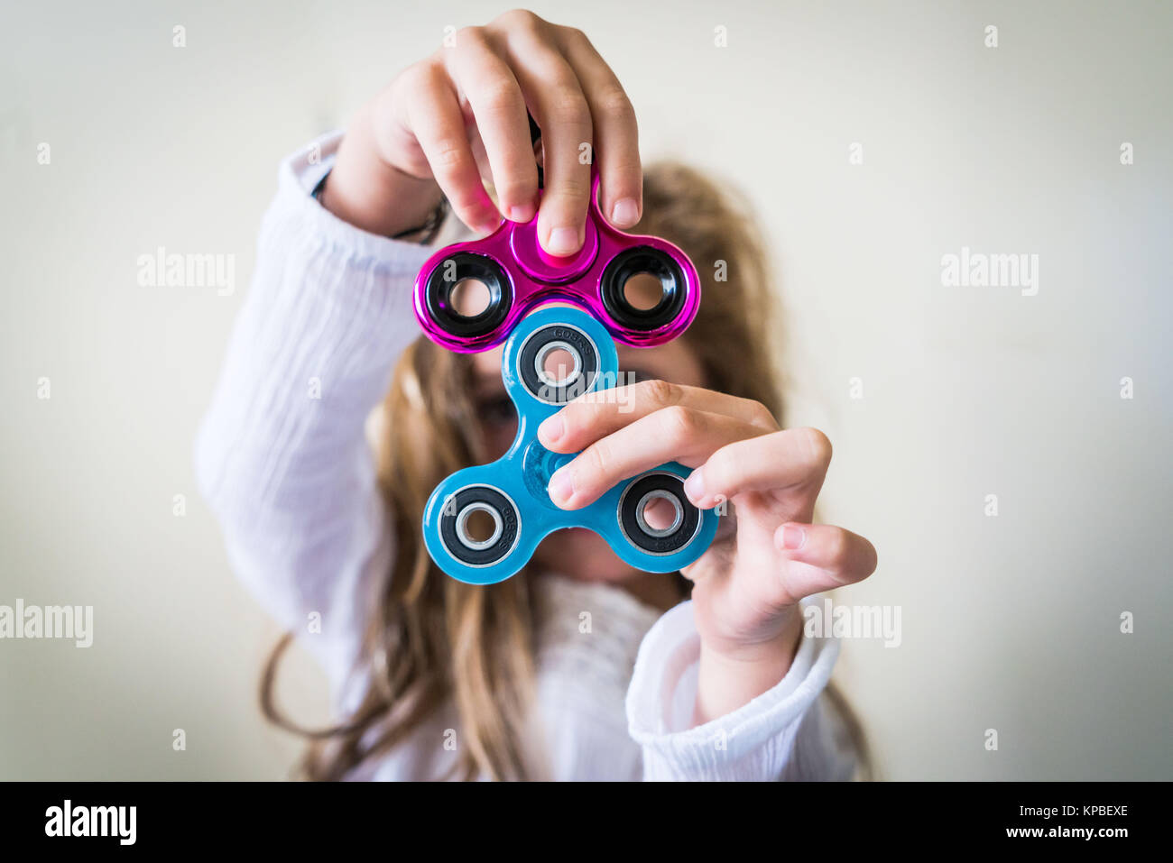 Hand Spinner top Stock Photo - Alamy