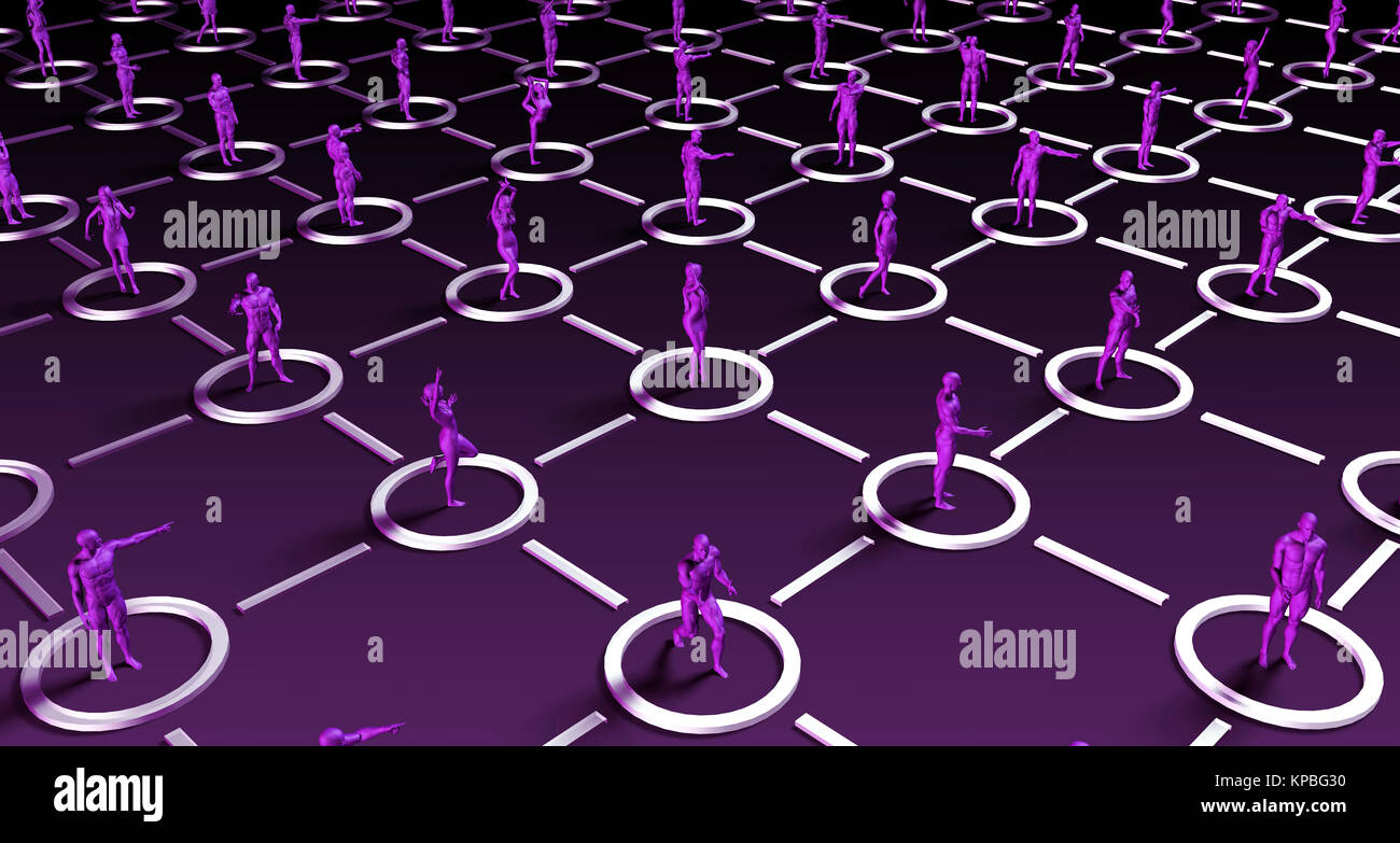 Social Interaction Online Stock Photo - Alamy