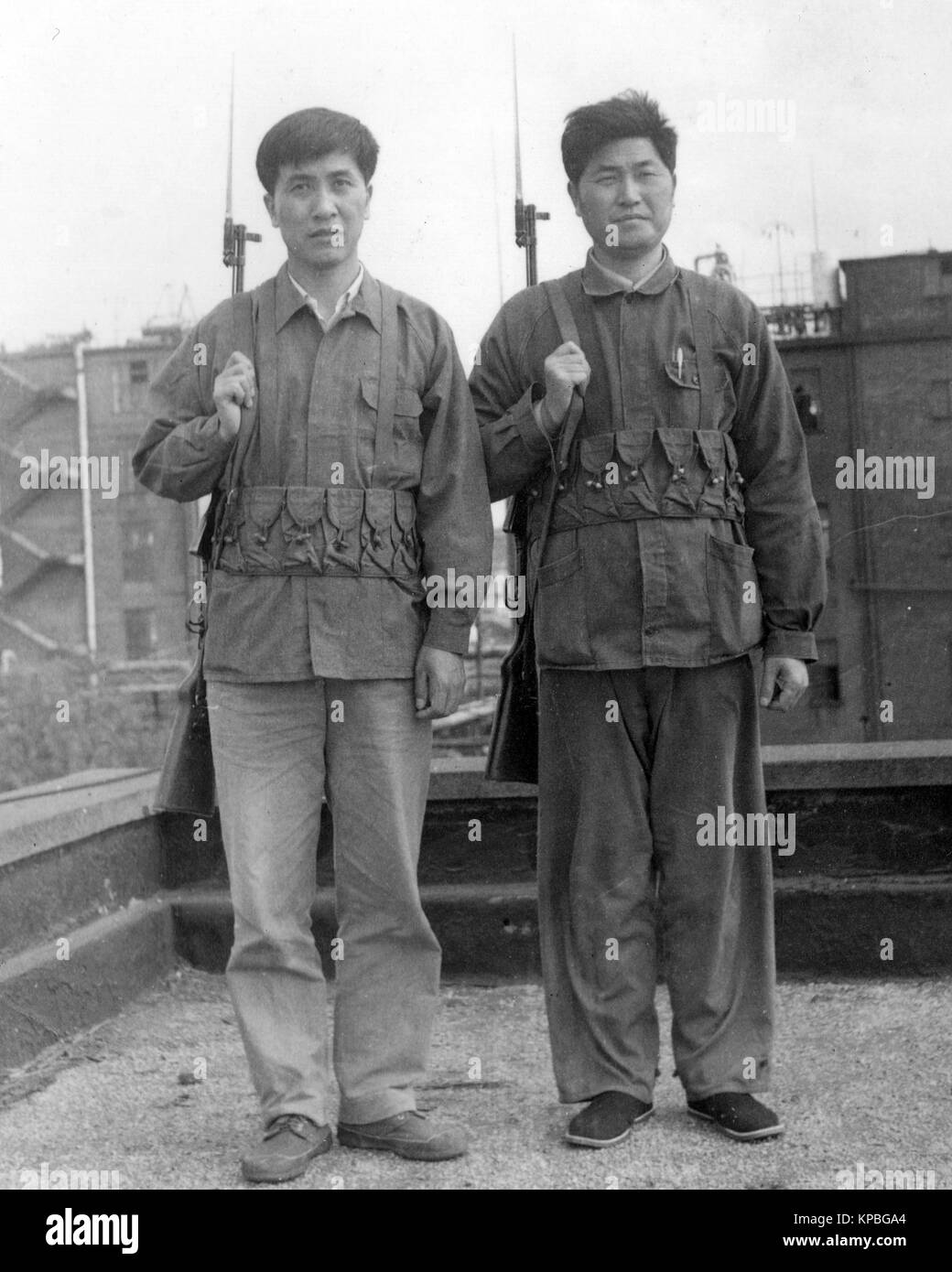 Chinese communist uniform Black and White Stock Photos & Images - Alamy