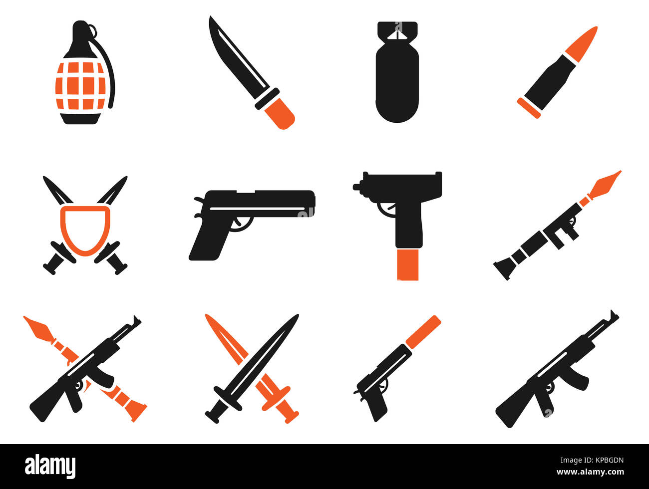 Crossed sword and gun hi-res stock photography and images - Alamy