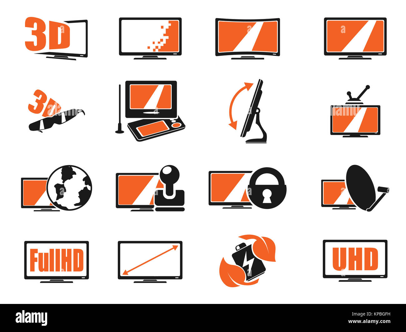 TV features and specifications Stock Photo - Alamy