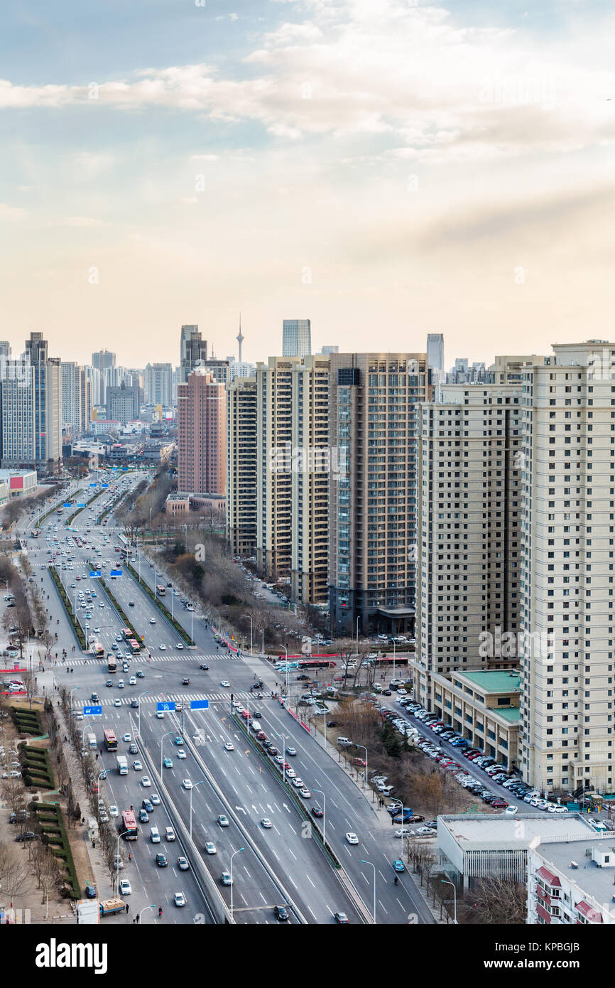 panoramic view of cityscape in city of China Stock Photo - Alamy