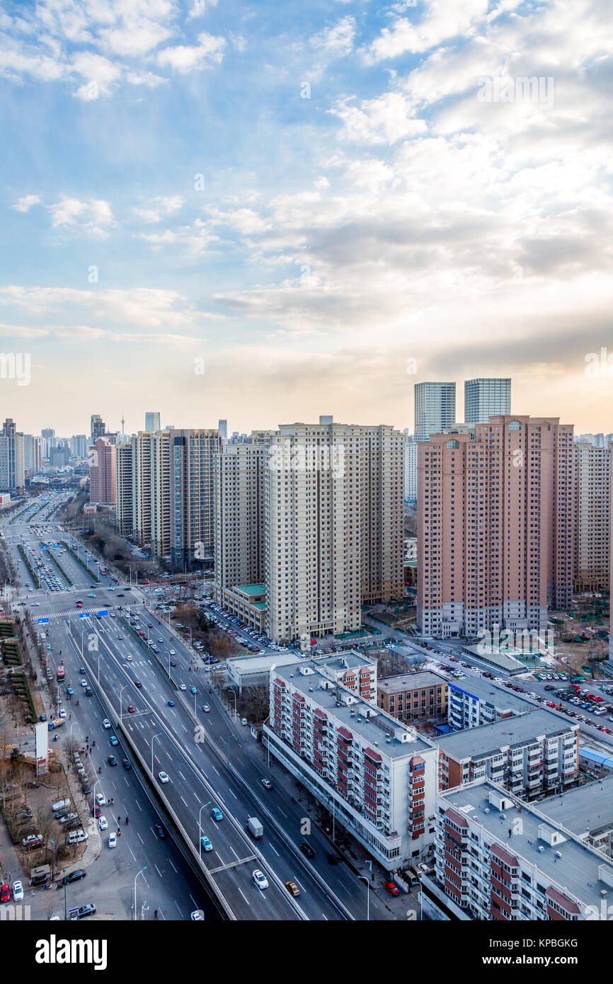 panoramic view of cityscape in city of China Stock Photo - Alamy