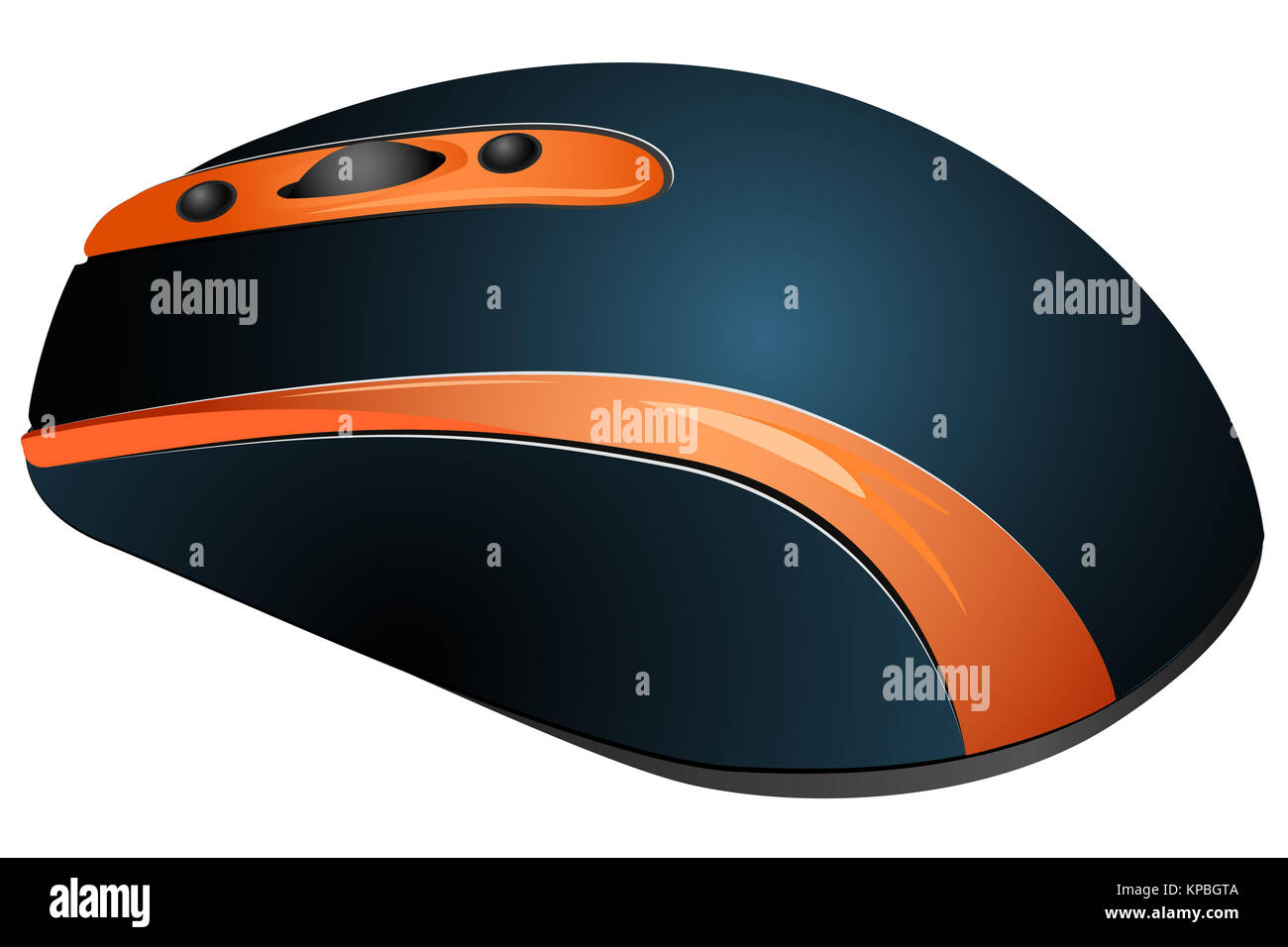 Vector illustrations computer mouse Stock Photo - Alamy