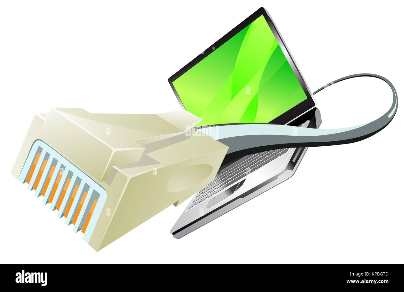 computer connected to internet Stock Photo - Alamy