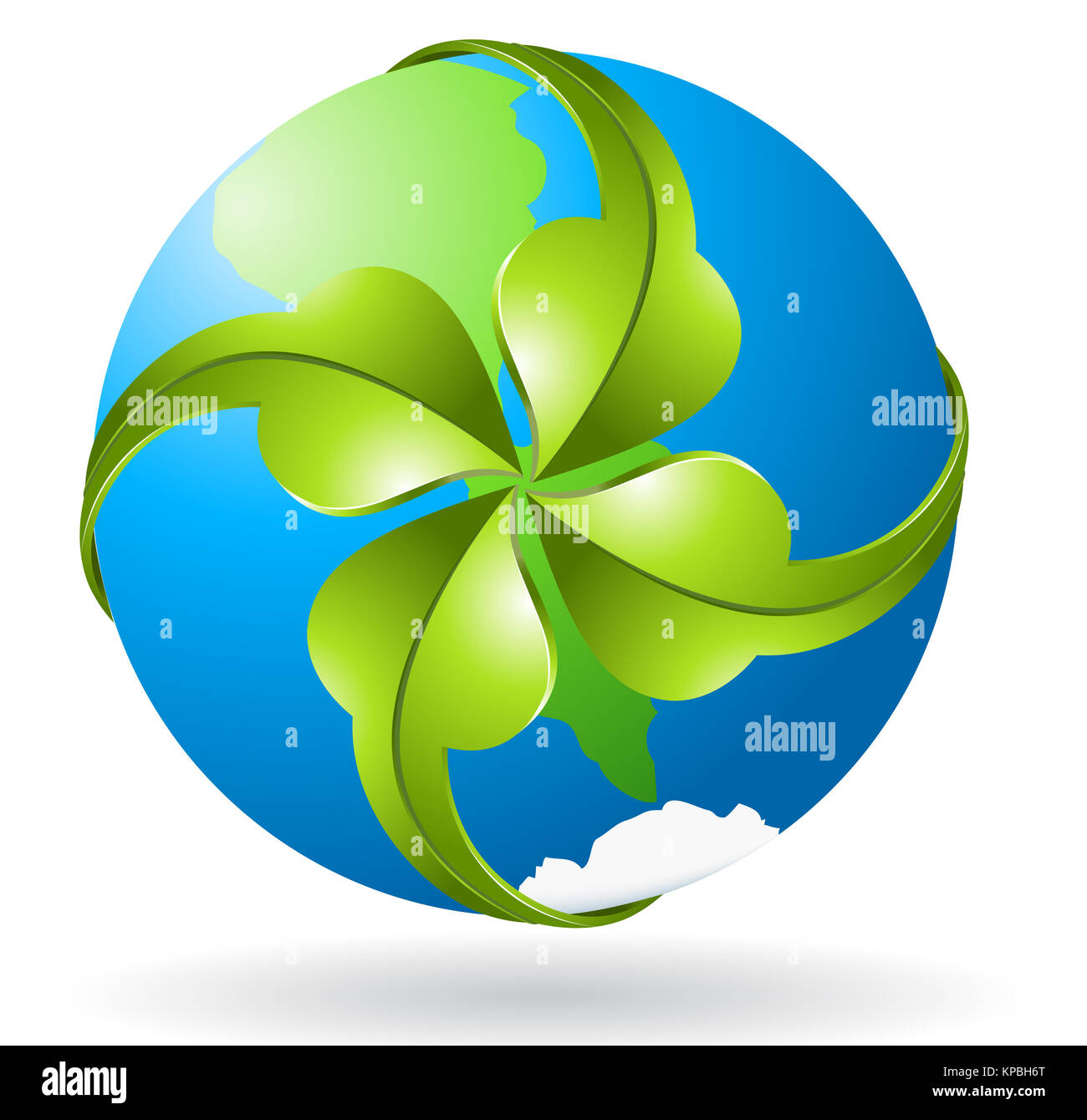 Vector ecological symbol Stock Photo - Alamy