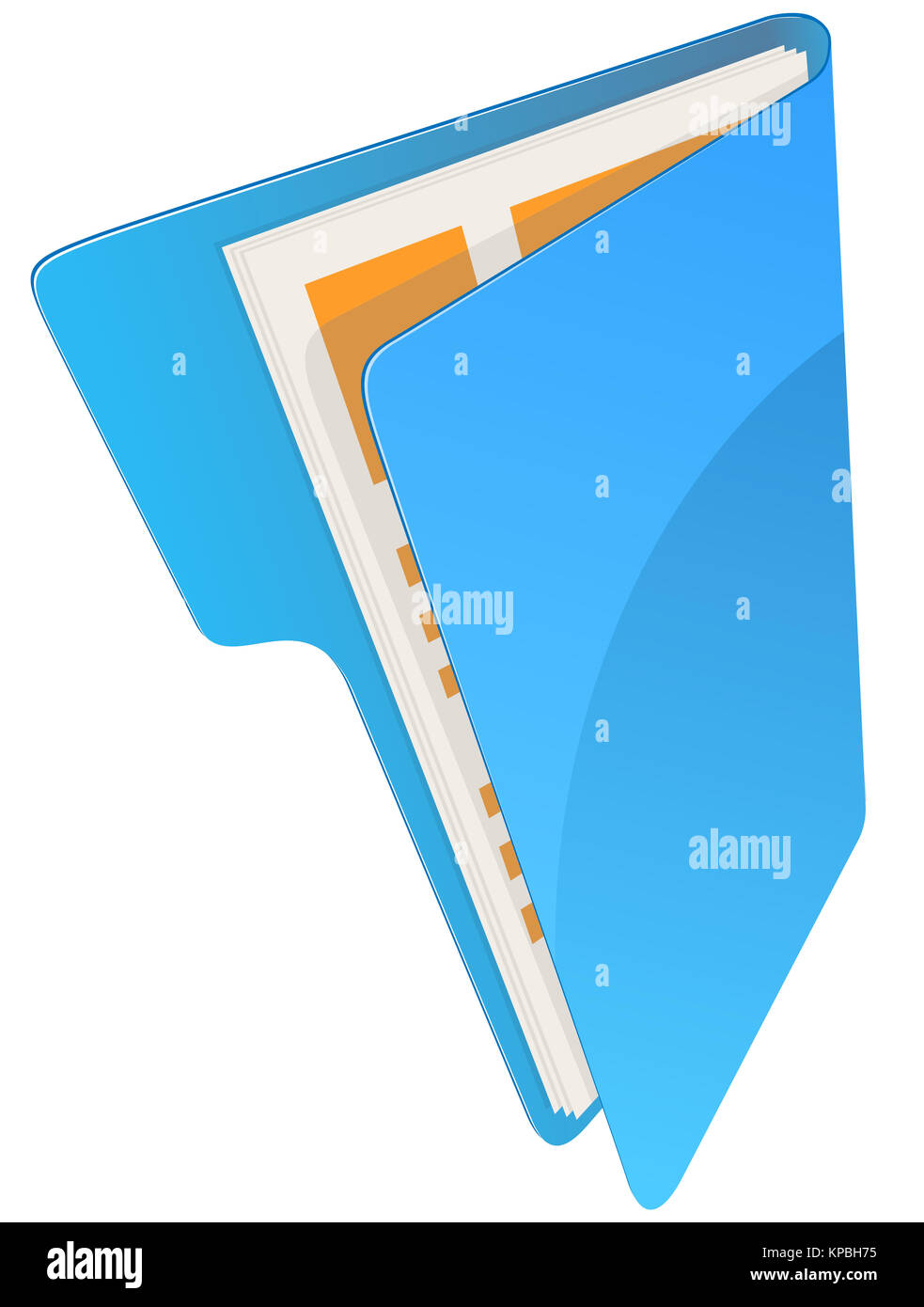 folder with documents Stock Photo - Alamy