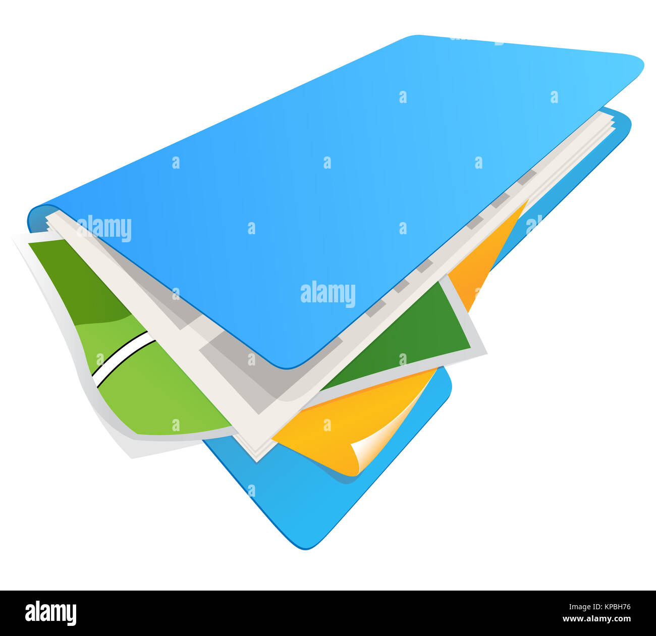 folder with documents Stock Photo - Alamy