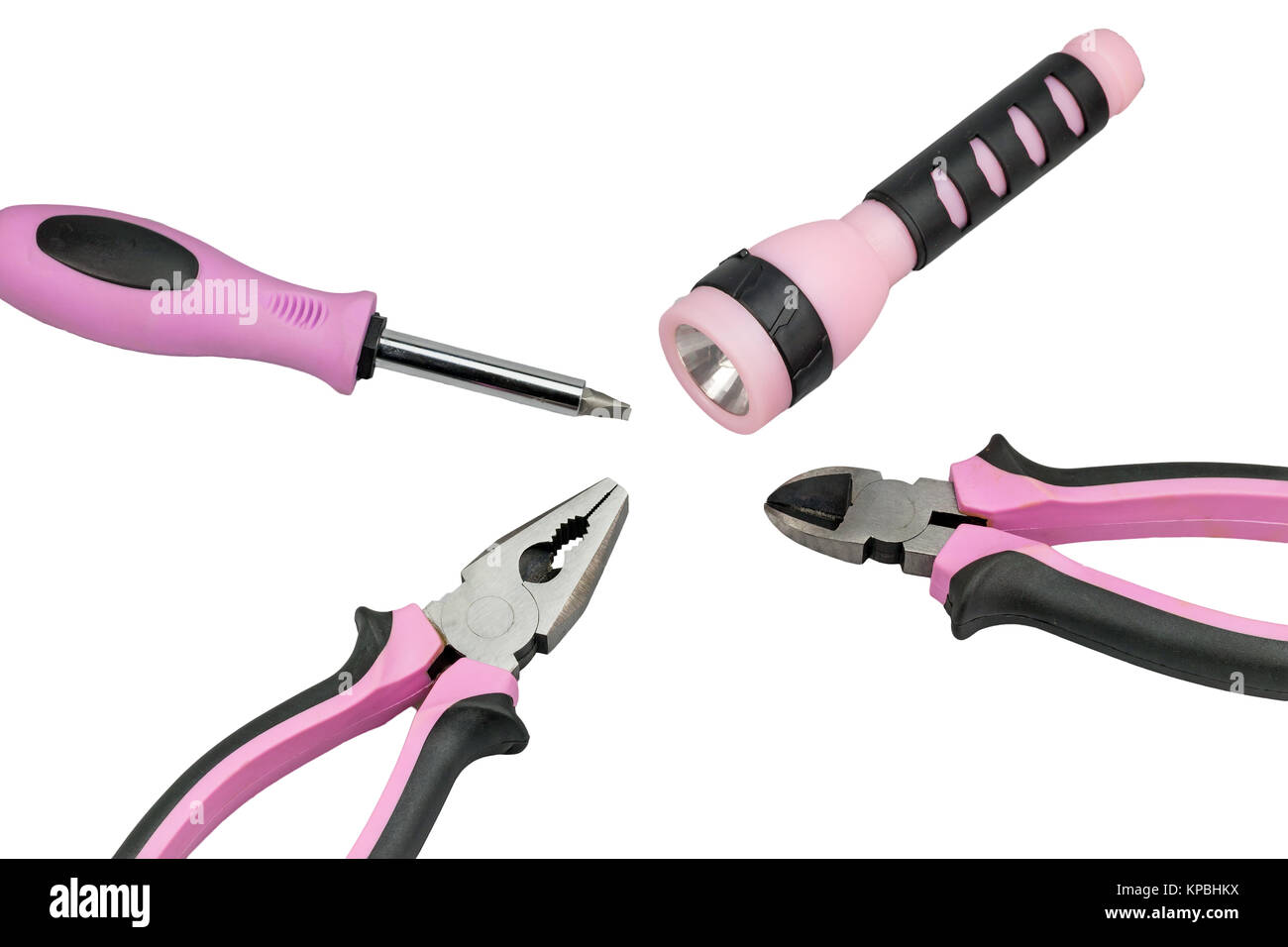 Tools for housework isolated Stock Photo - Alamy