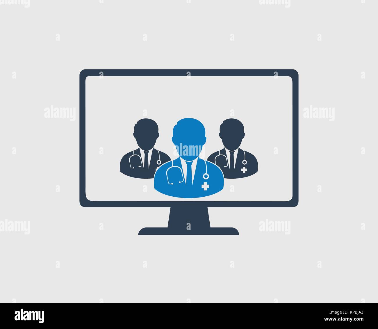 Social care worker white background Stock Vector Images - Alamy