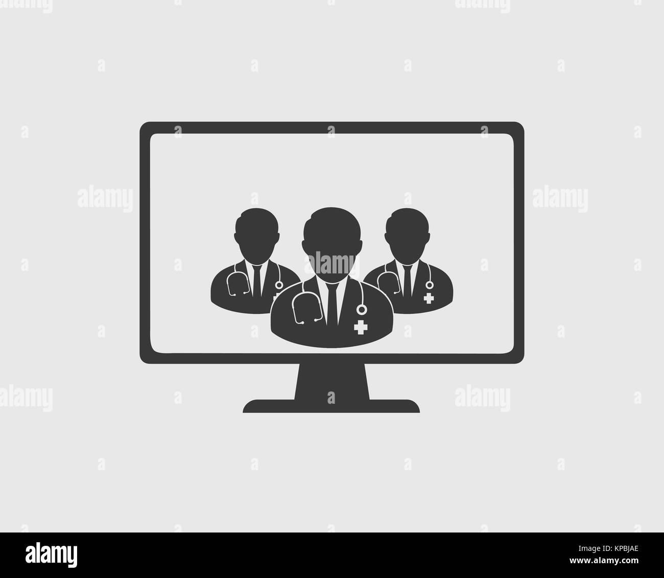 Nurses doctors on white Black and White Stock Photos & Images - Alamy