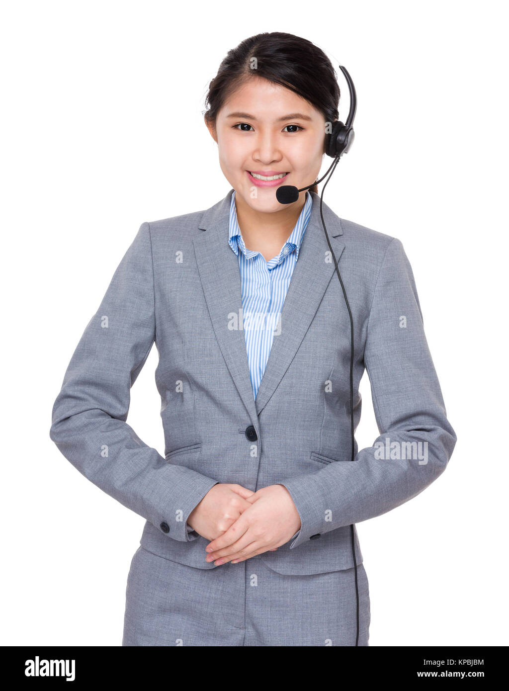 Customer services officer Stock Photo - Alamy