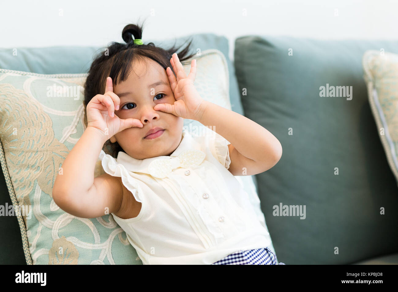 Infant Girl Making Face High Resolution Stock Photography and Images ...