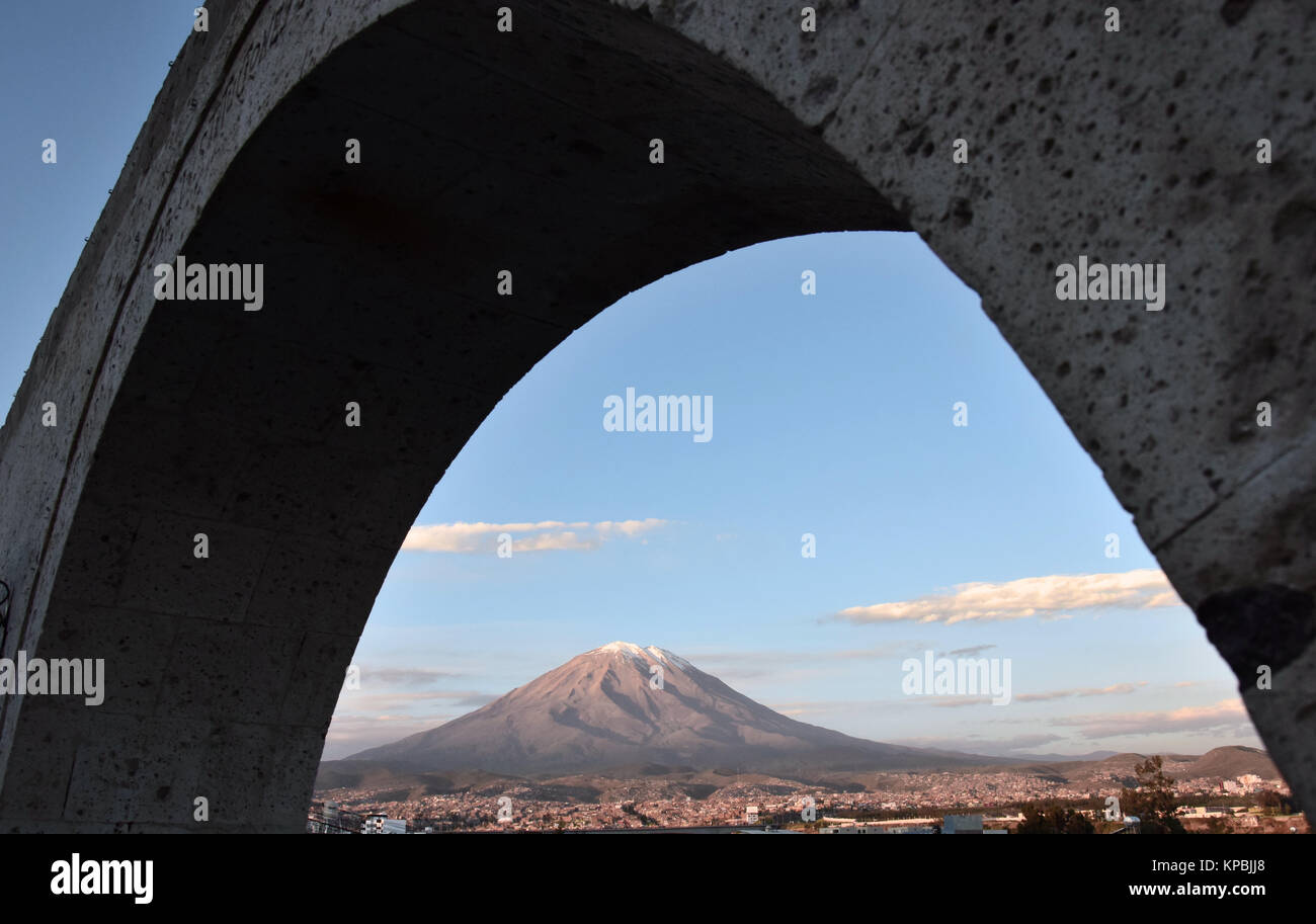 Andes mountains misti volcano hi-res stock photography and images - Alamy