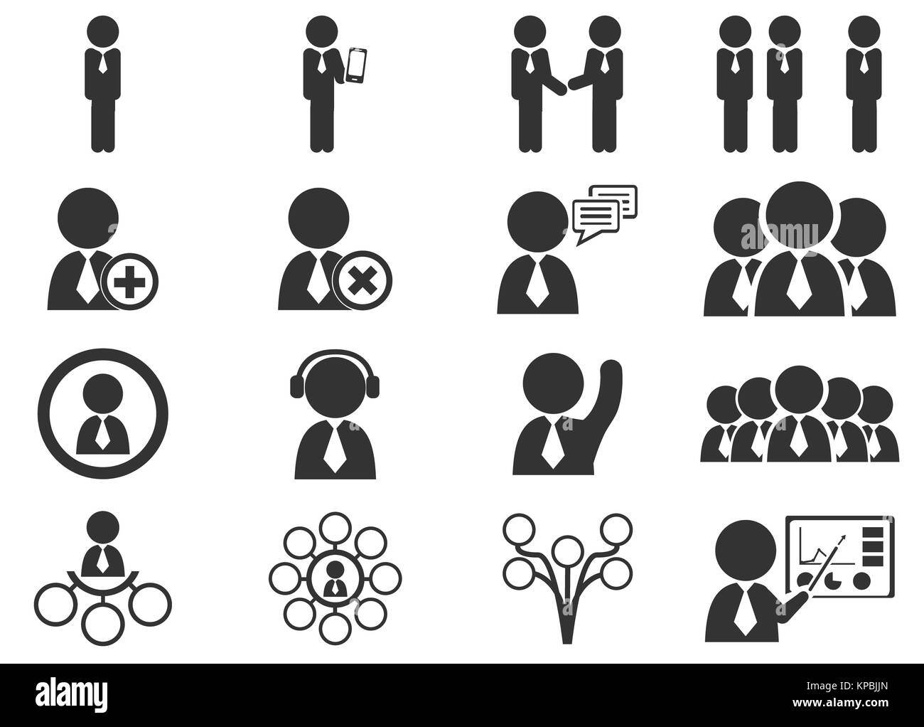 Community icons set Stock Photo - Alamy