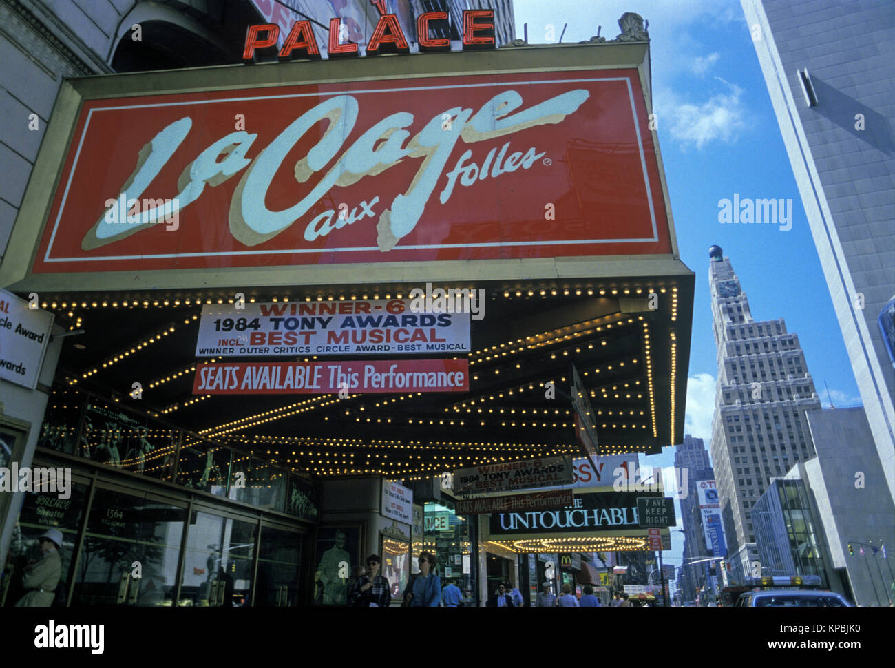 1987 Historical Theater Awning Times Square Midtown Manhattan New York