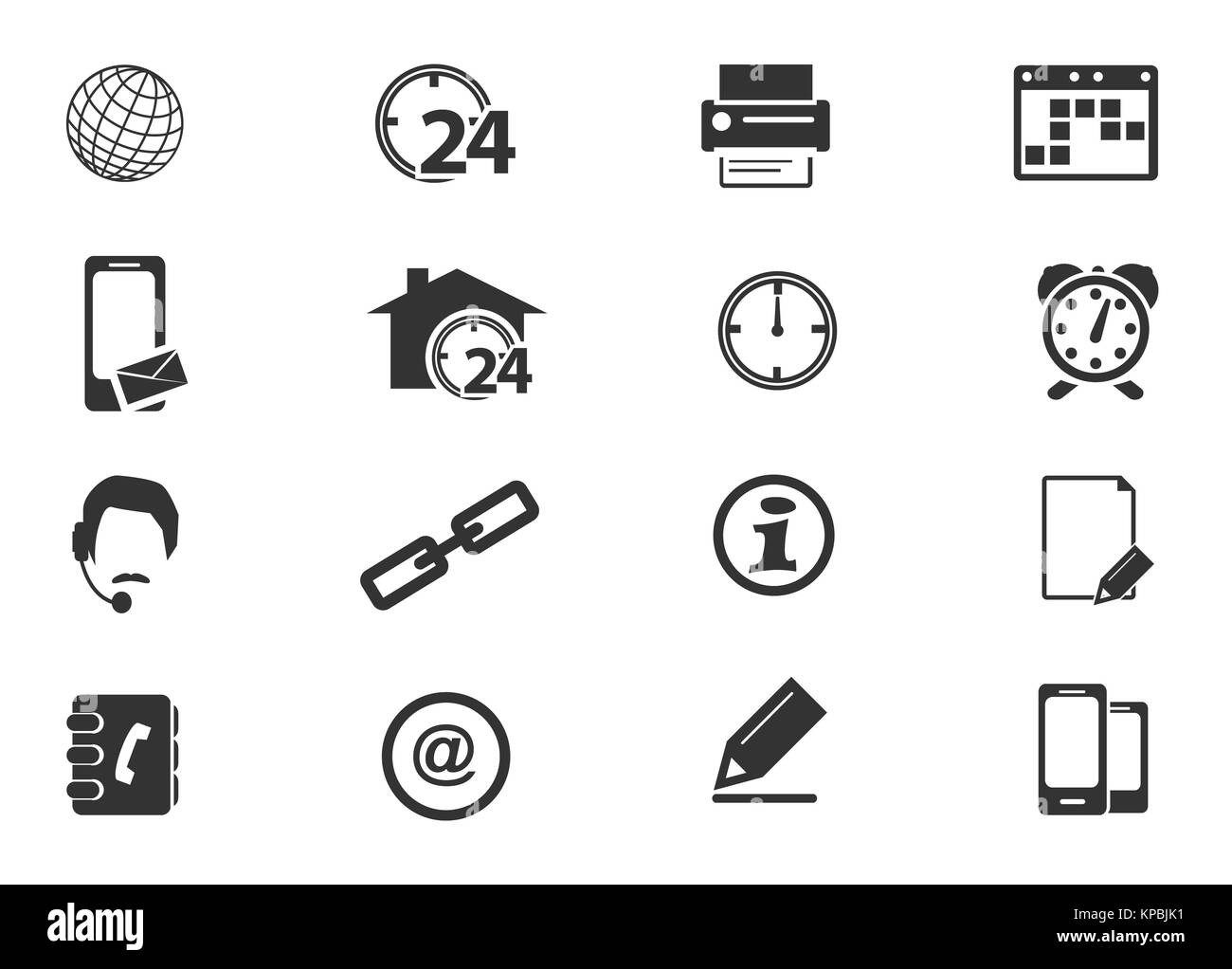 Community icons set Stock Photo - Alamy