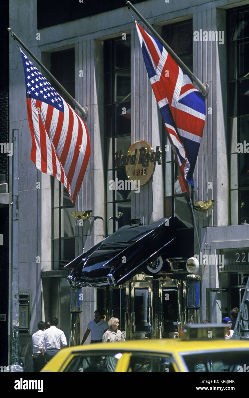1987 HISTORICAL ENTRANCE HARD ROCK CAFE FIFTY SEVENTH STREET MANHATTAN ...