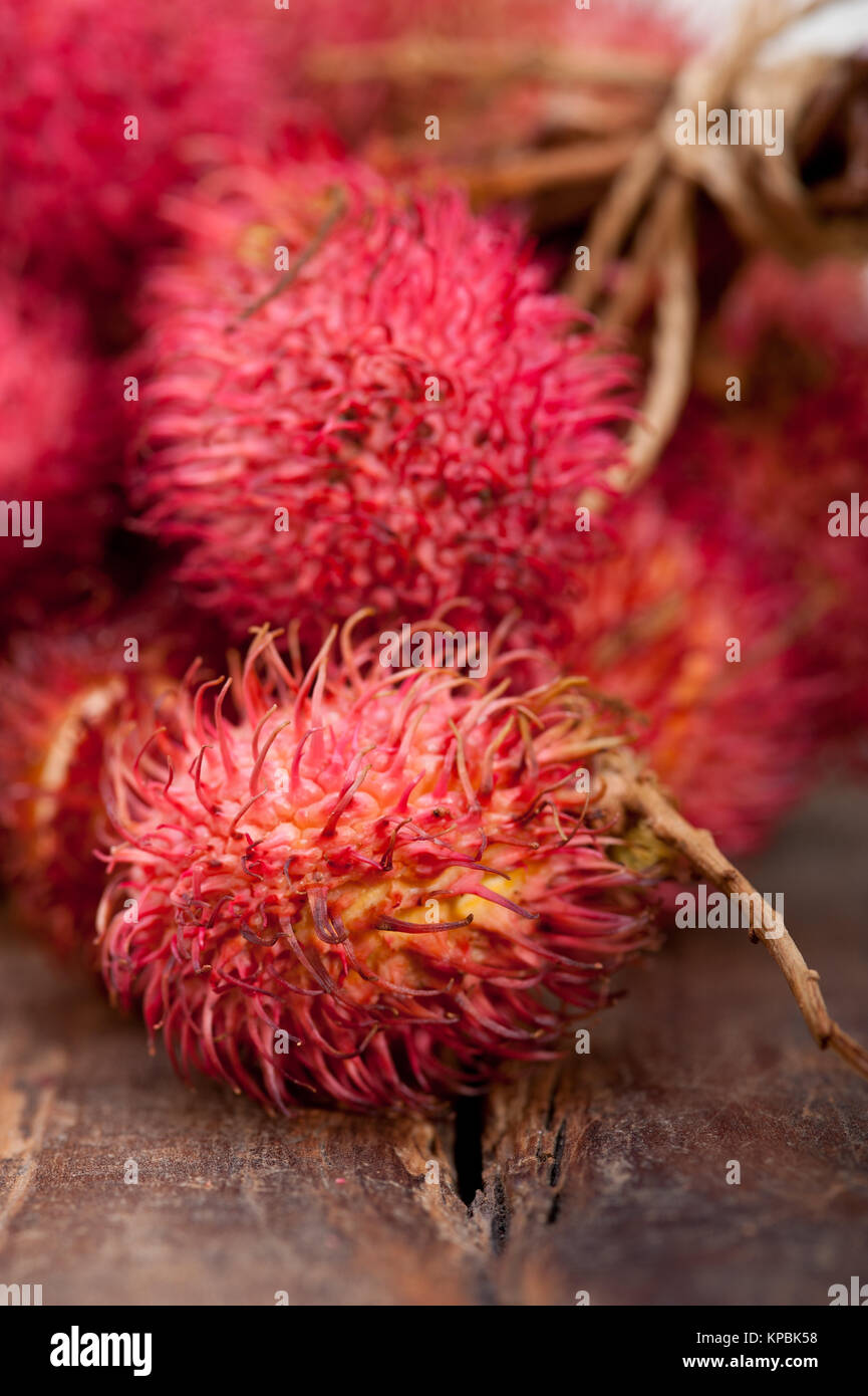 fresh rambutan fruits Stock Photo - Alamy