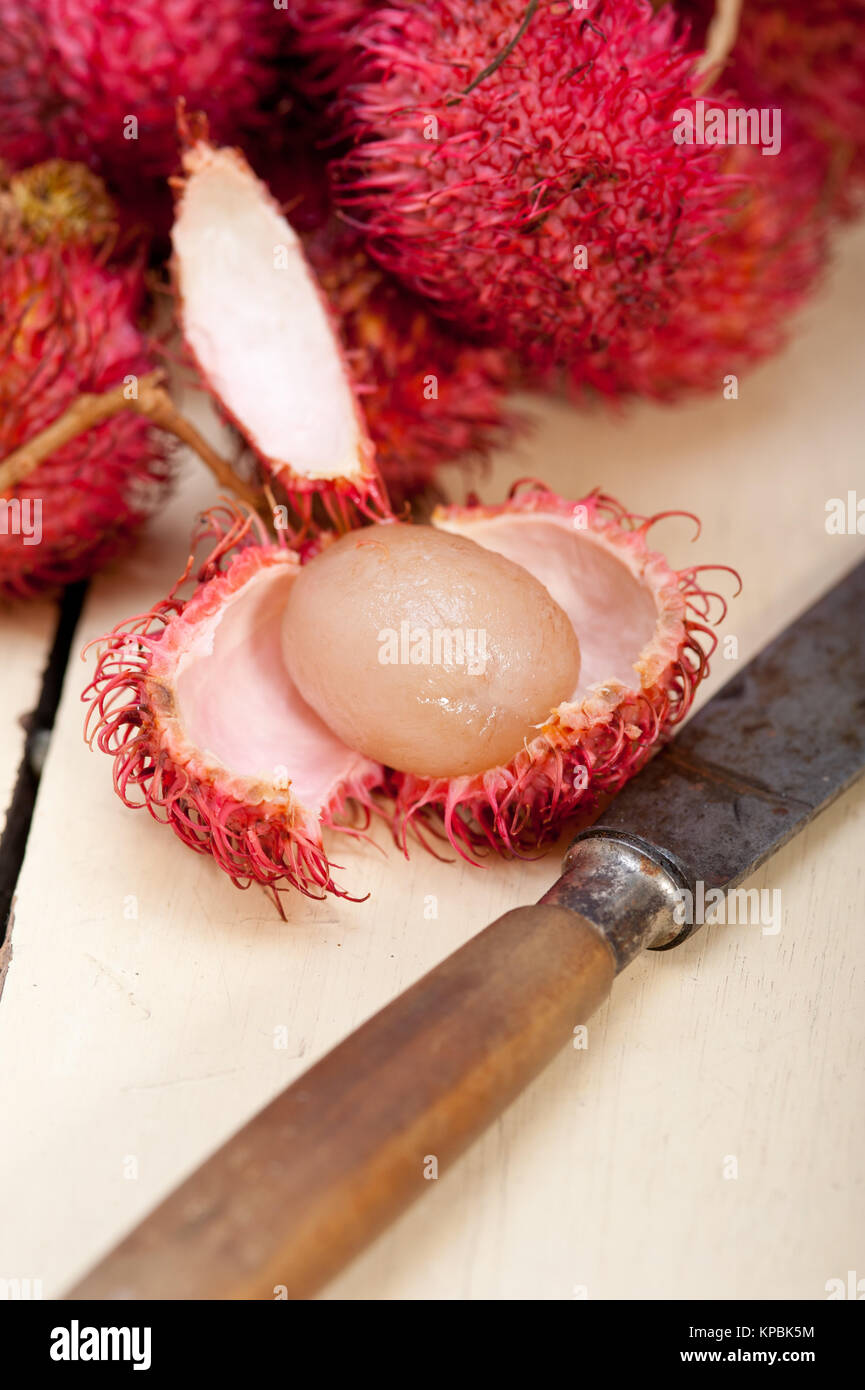 fresh rambutan fruits Stock Photo - Alamy