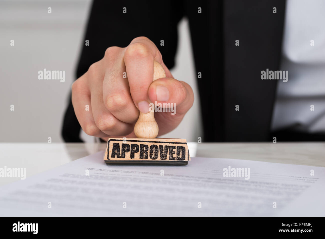 One woman stamp contract hi-res stock photography and images - Alamy