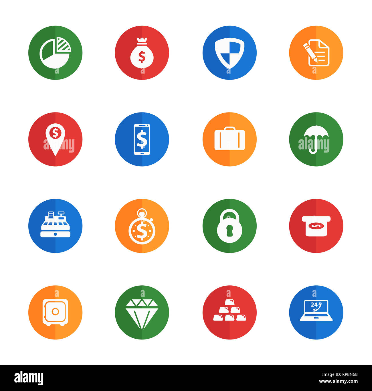 Finance simply icons Stock Photo - Alamy