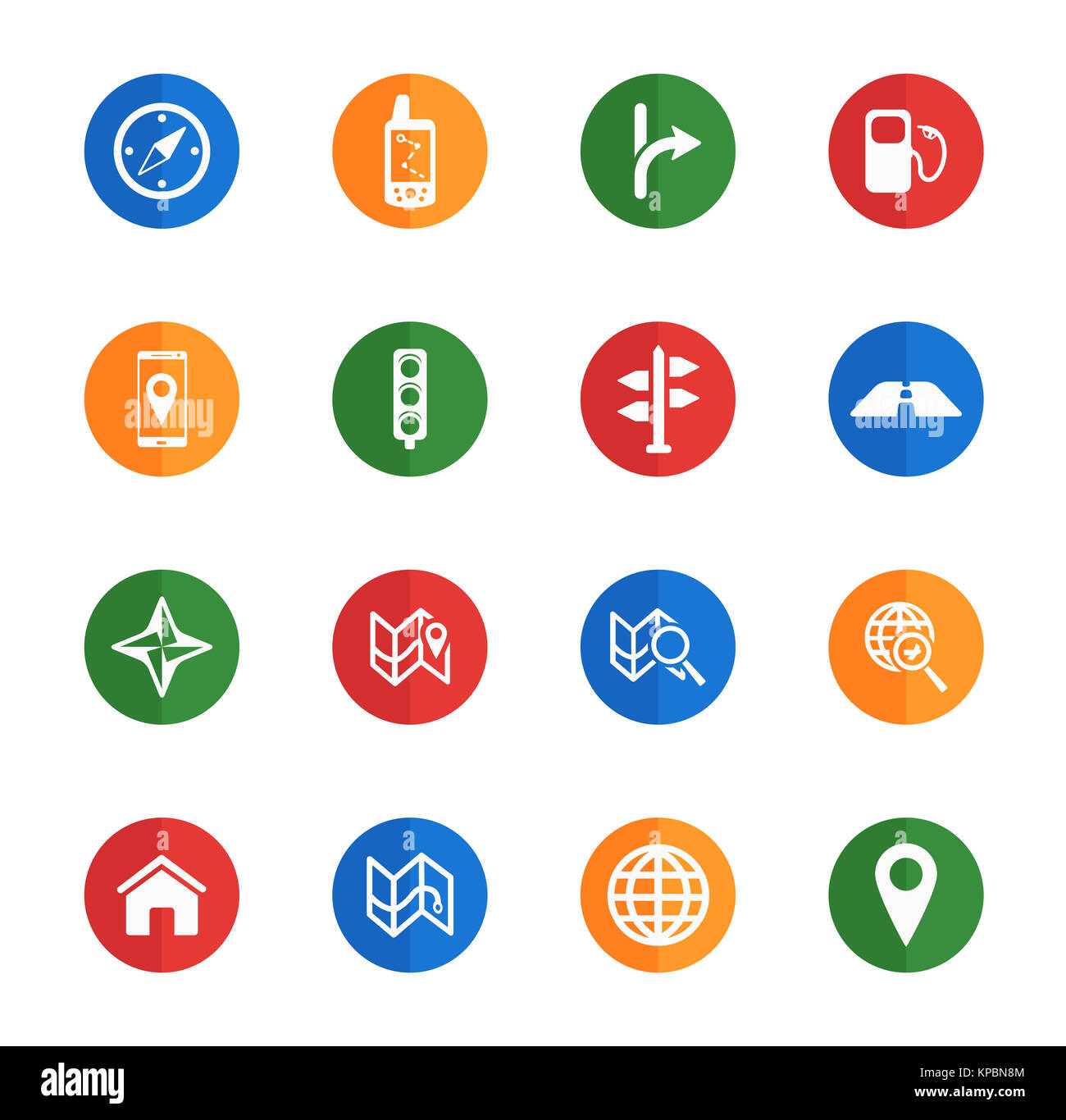 Navigation simply icons Stock Photo - Alamy