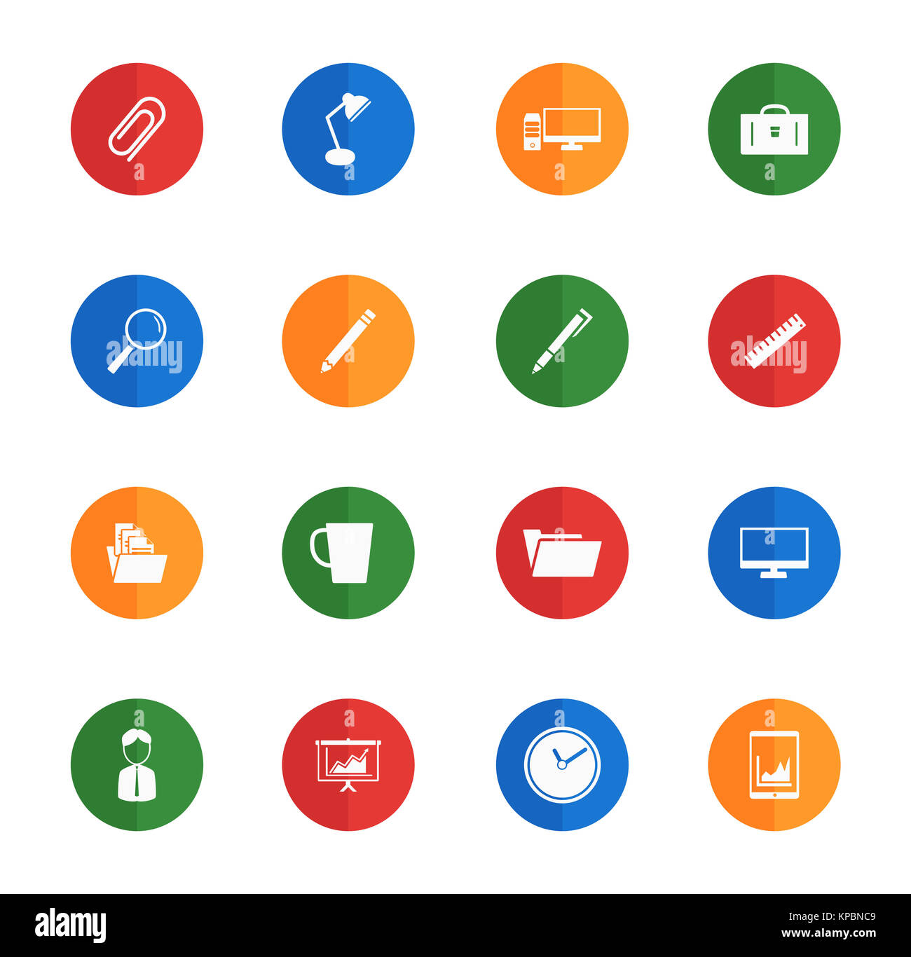 Business simple icons Stock Photo - Alamy