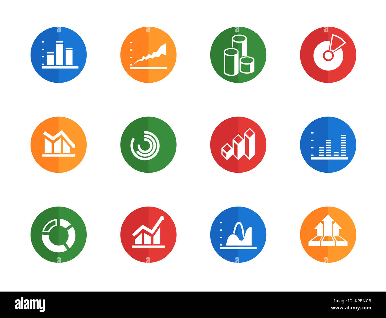 Information graphic icons Stock Photo - Alamy