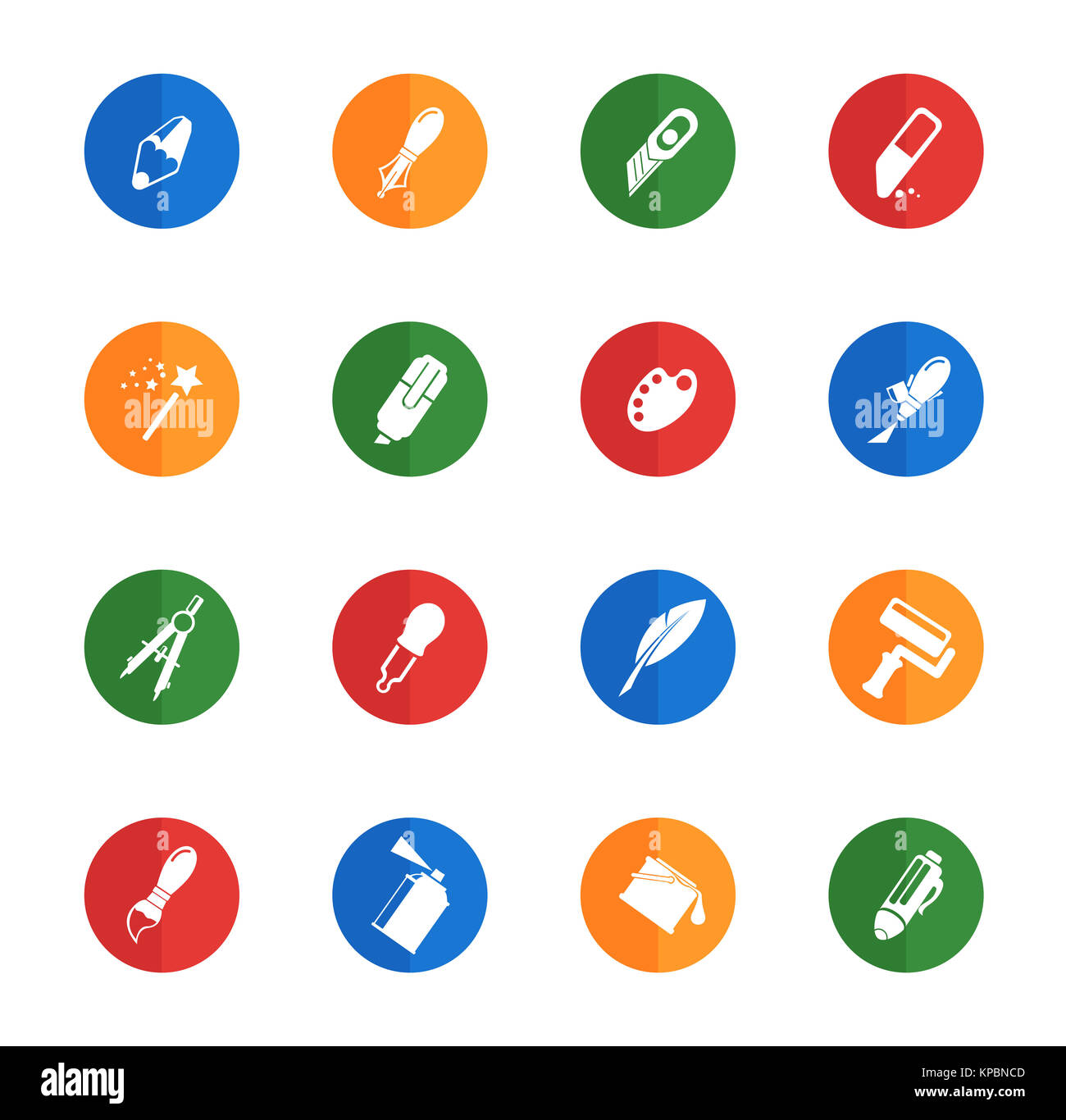 Design tools icons Stock Photo - Alamy