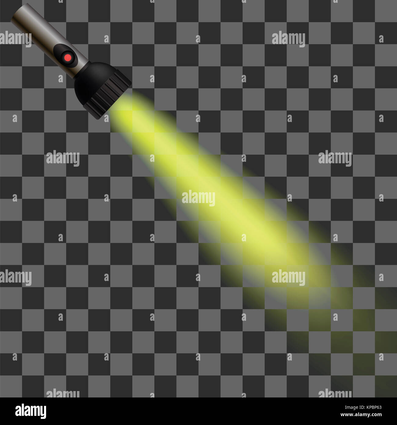 Yellow Light of Torch Stock Photo - Alamy