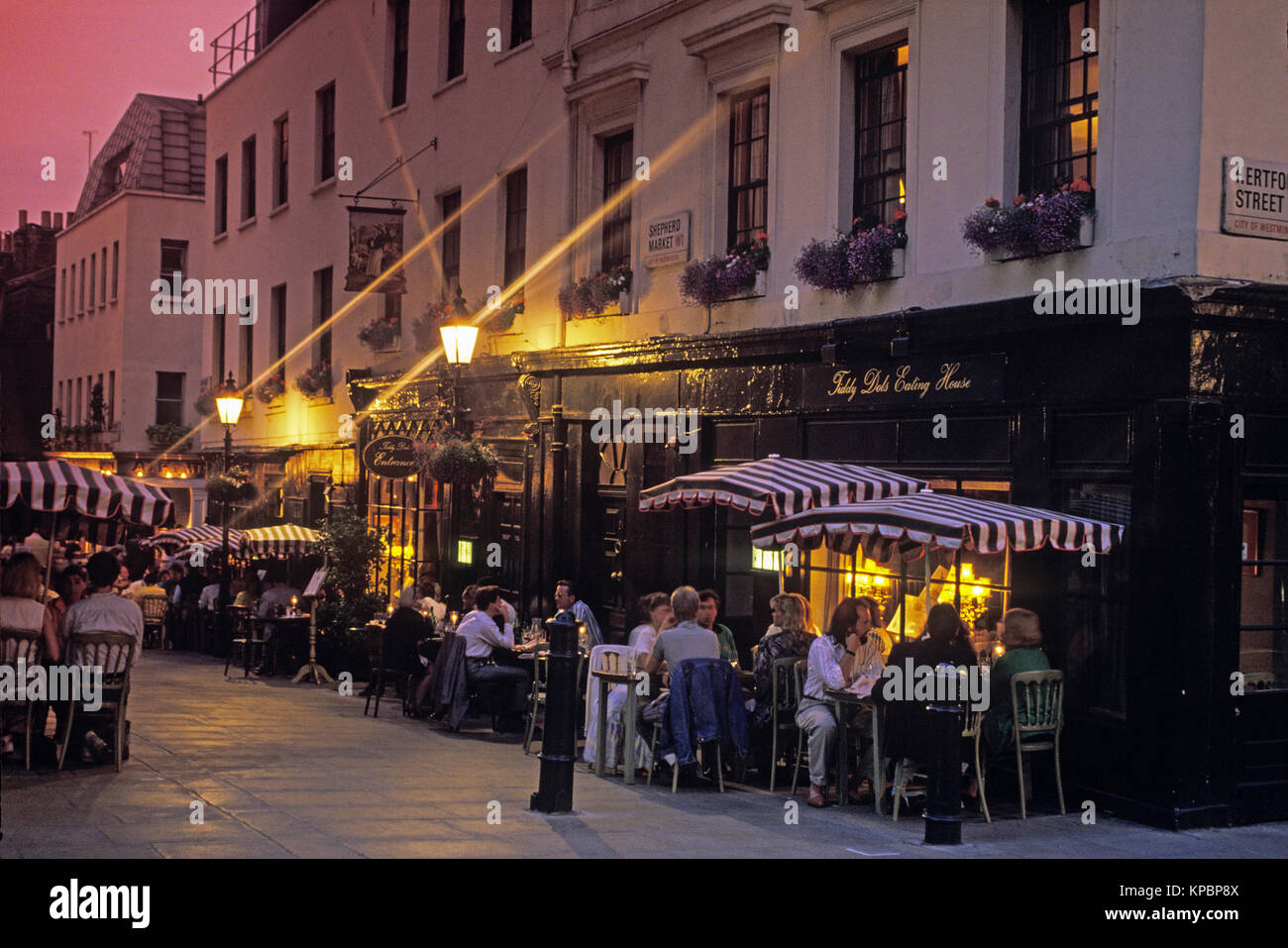 1988 HISTORICAL OUTDOOR CAFES TIDDY DOLLS 55 SHEPHERD MARKET MAYFAIR ...