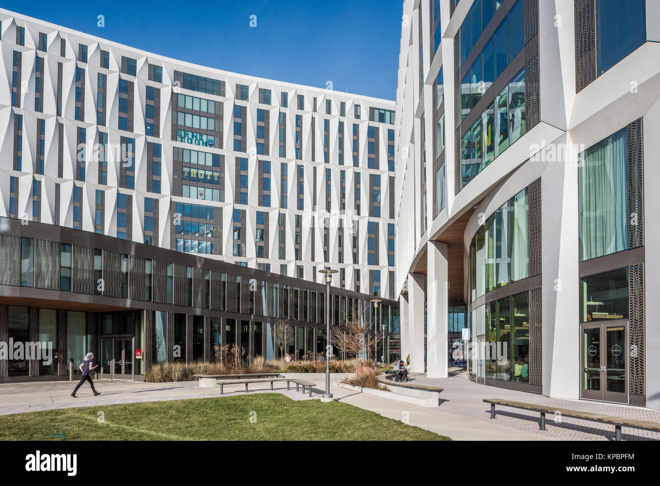 Exterior of the Campus North Residential Commons at the University of ...