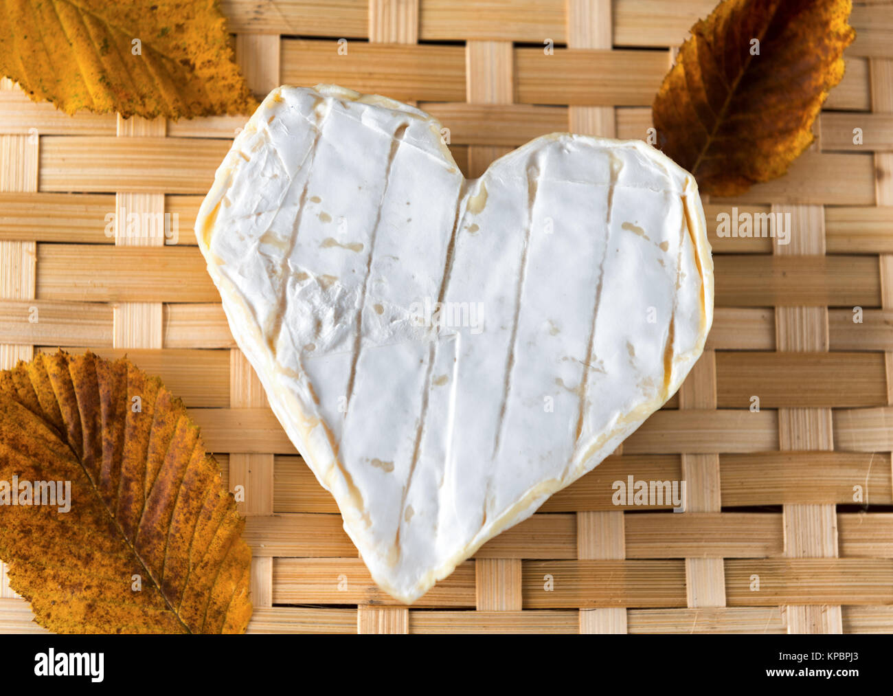 Heart shaped camembert cheese hi-res stock photography and images - Alamy