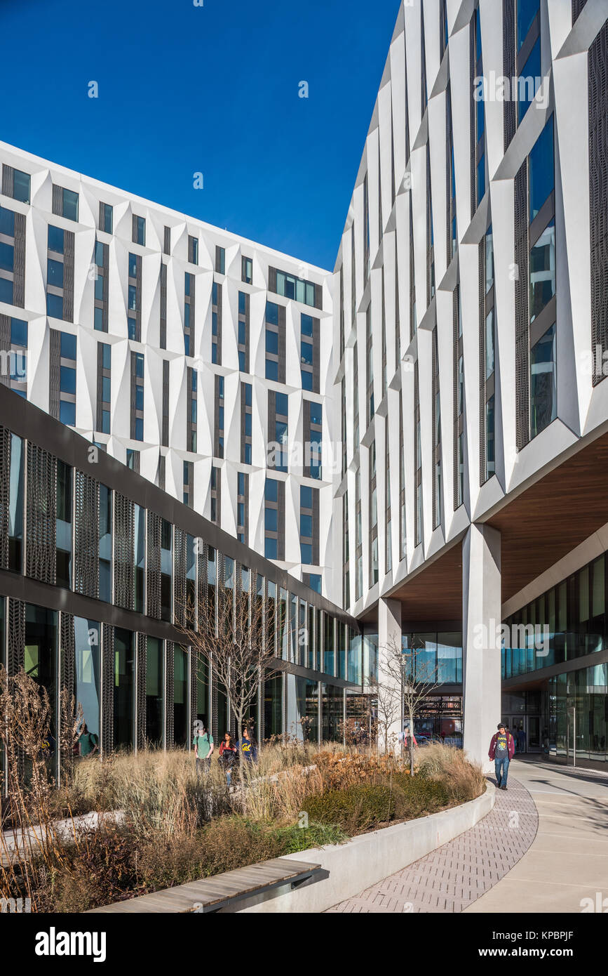 Exterior of the Campus North Residential Commons at the University of ...