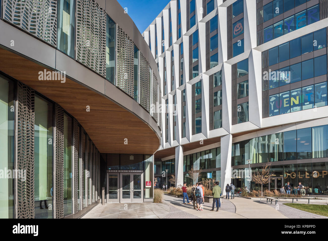 Exterior of the Campus North Residential Commons at the University of ...