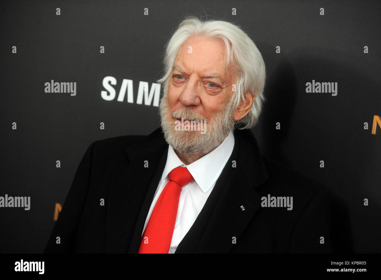 NEW YORK, NY - NOVEMBER 18: Donald Sutherland attends the 'The Hunger ...