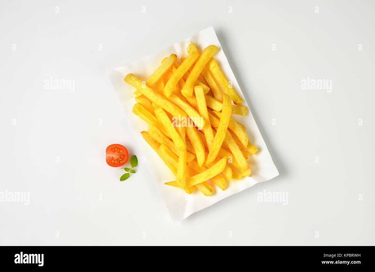 portion of French fries Stock Photo - Alamy