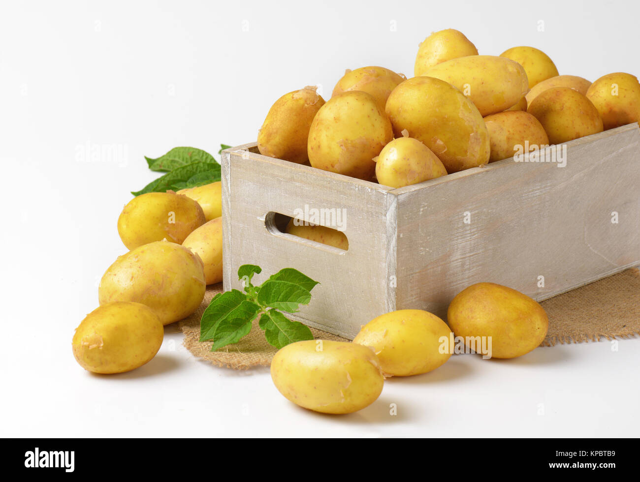 box of potatoes Stock Photo - Alamy