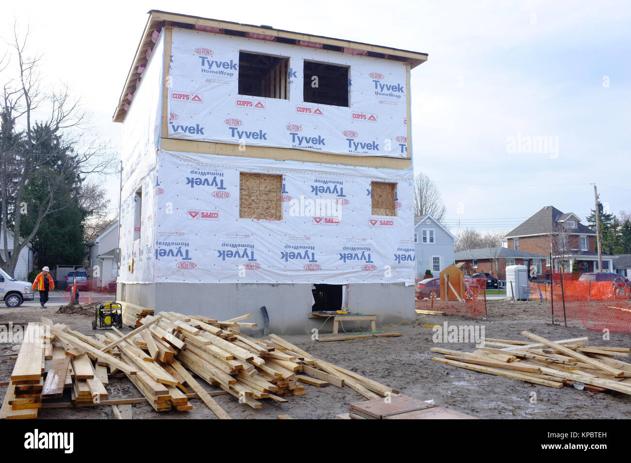 A new house being built in London, Ontario in Canada Stock Photo - Alamy