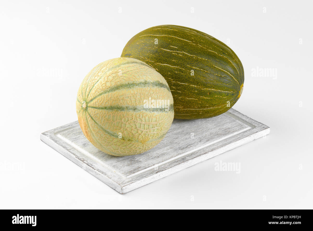 two fresh melons Stock Photo - Alamy