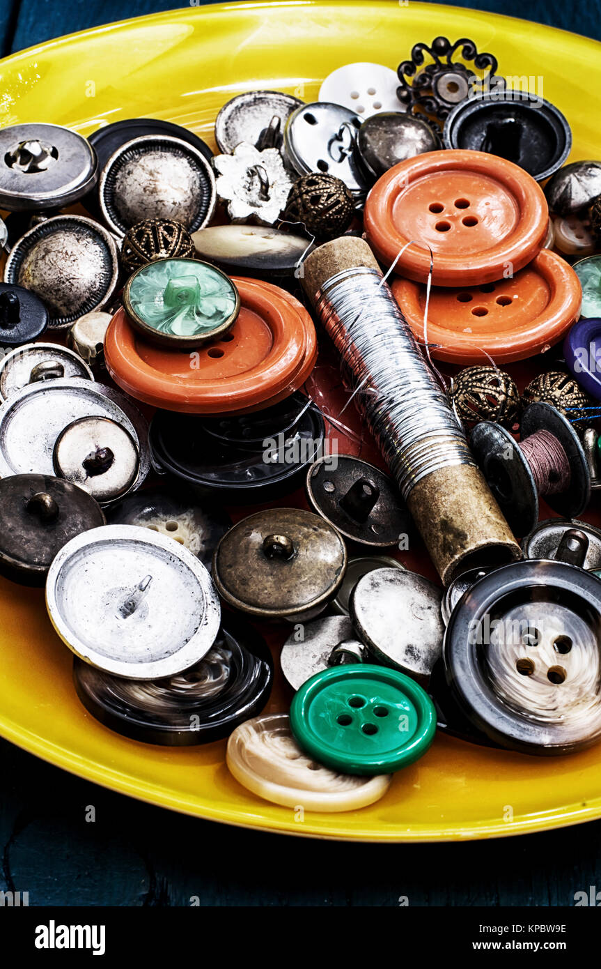 variety of buttons Stock Photo - Alamy