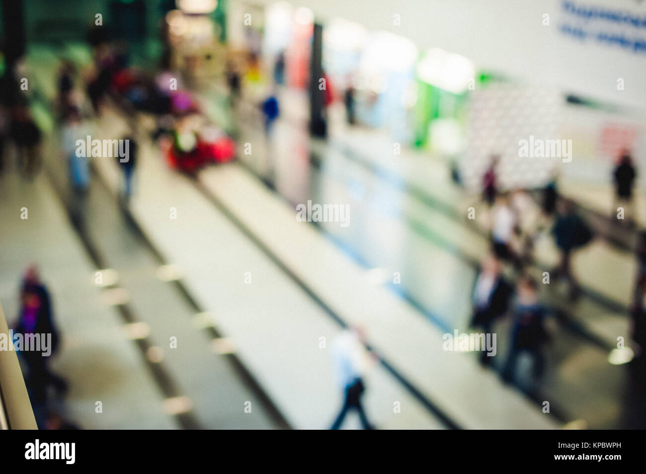 abstract background blur large crowd of people at the mall Stock Photo ...