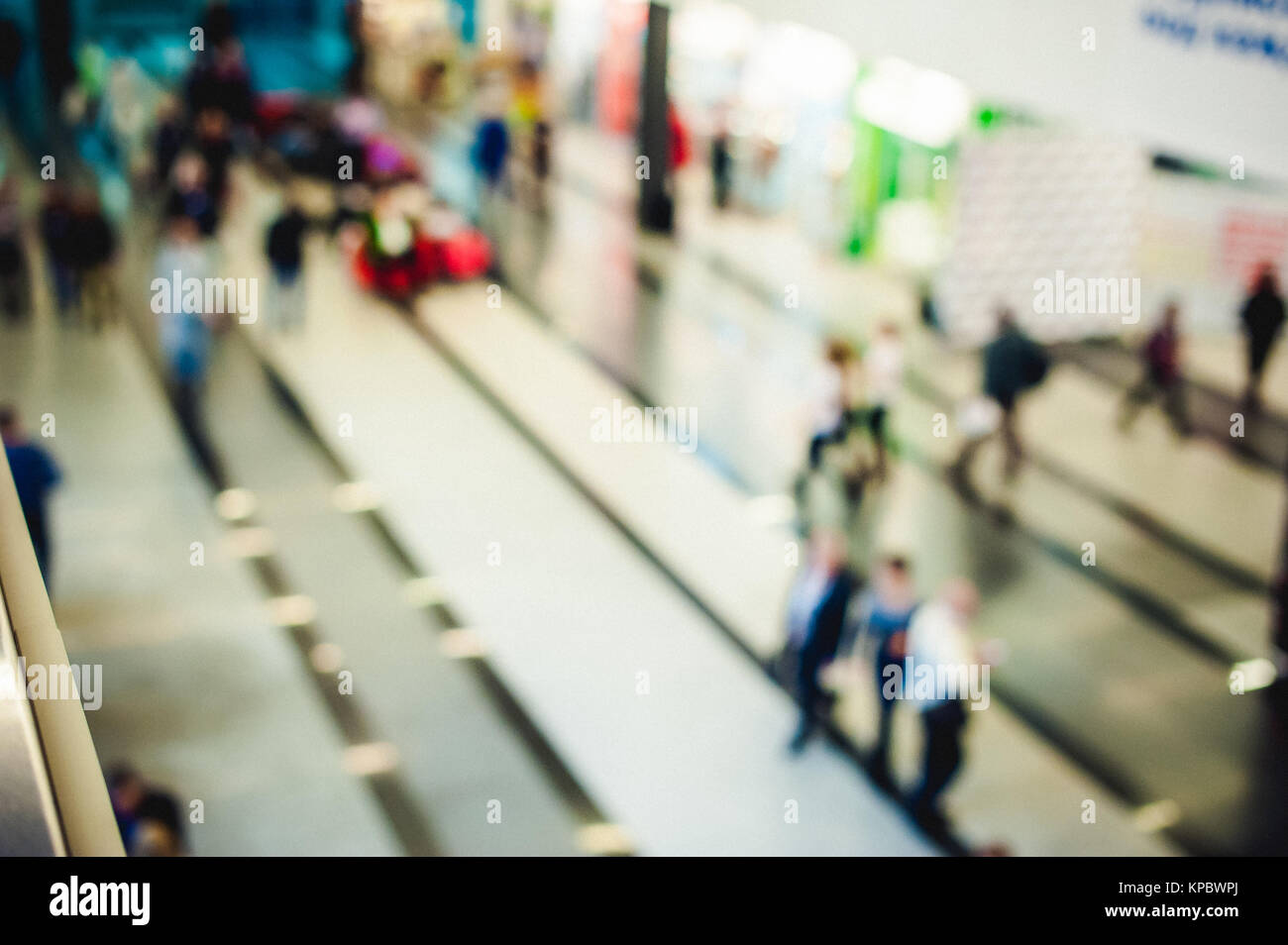 abstract background blur large crowd of people at the mall Stock Photo ...