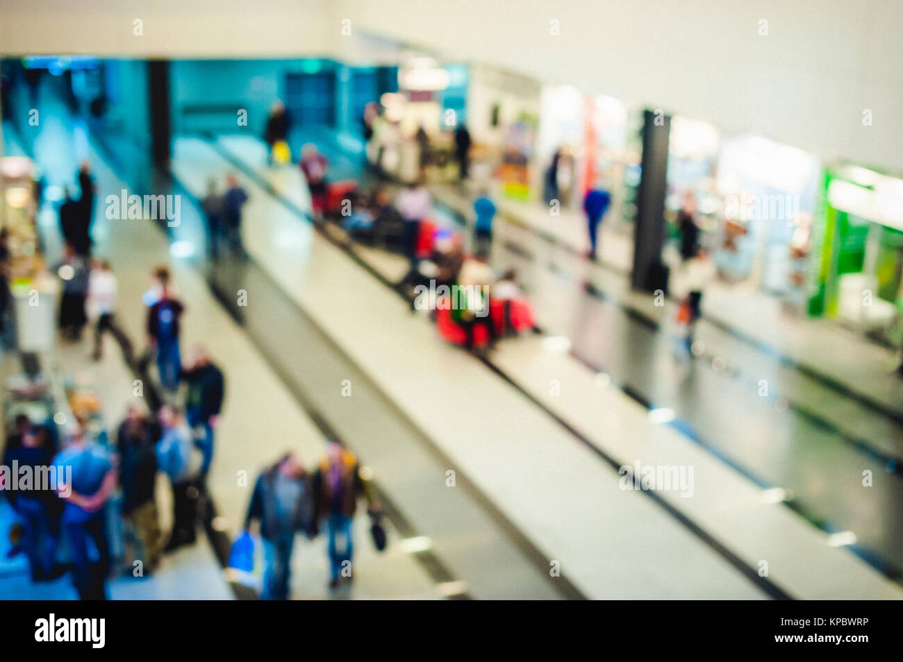 abstract background blur large crowd of people at the mall Stock Photo ...