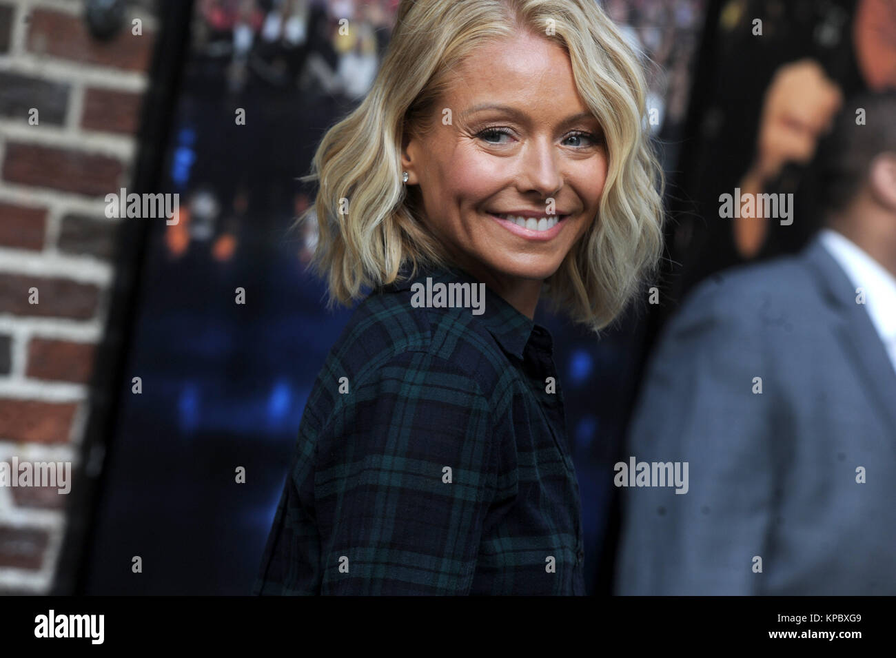 NEW YORK, NY - APRIL 02: Kelly Ripa at the 'Late Show with David ...