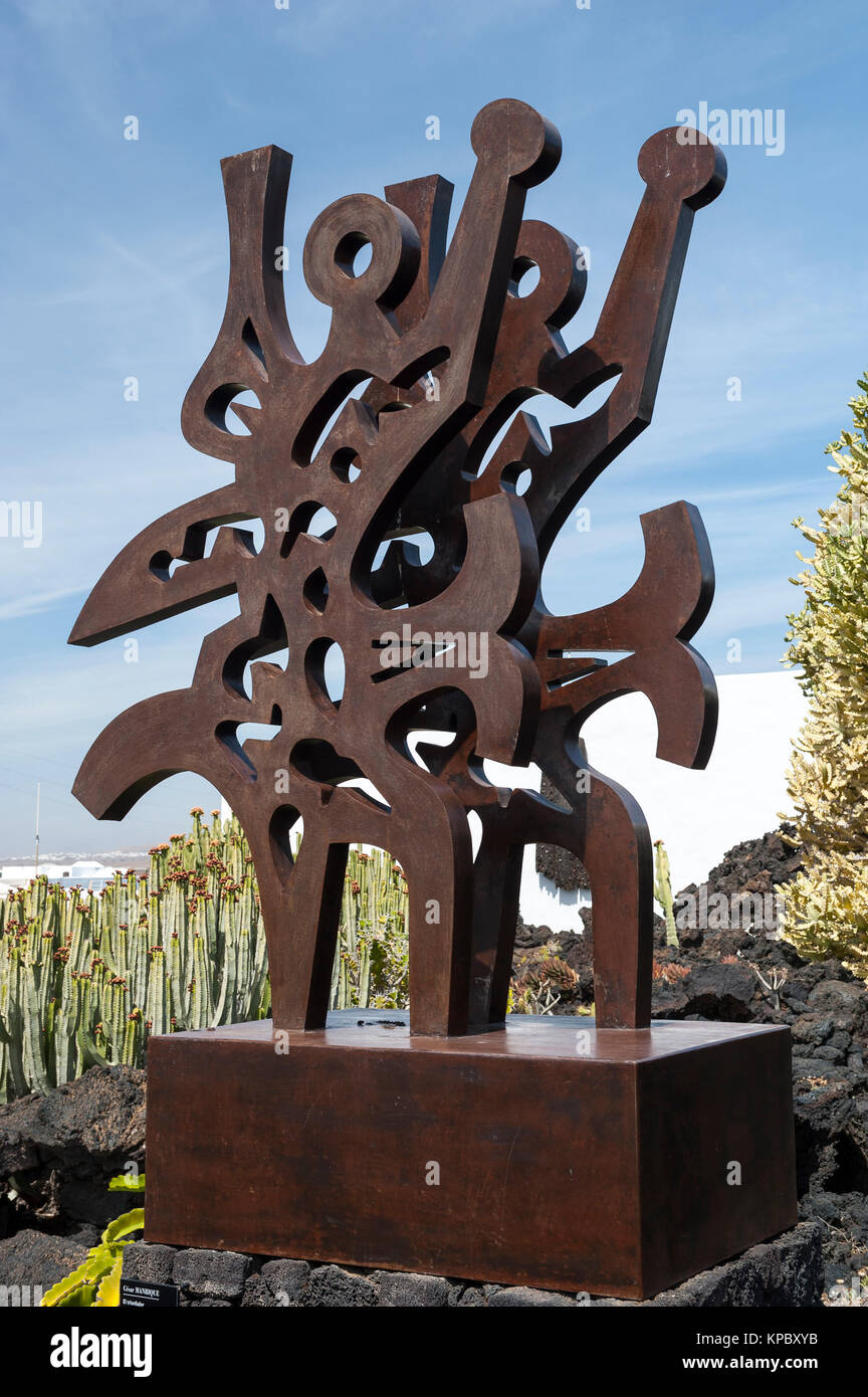 Sculpture by Cesar Manrique in César Manrique Foundation in Tahiche ...