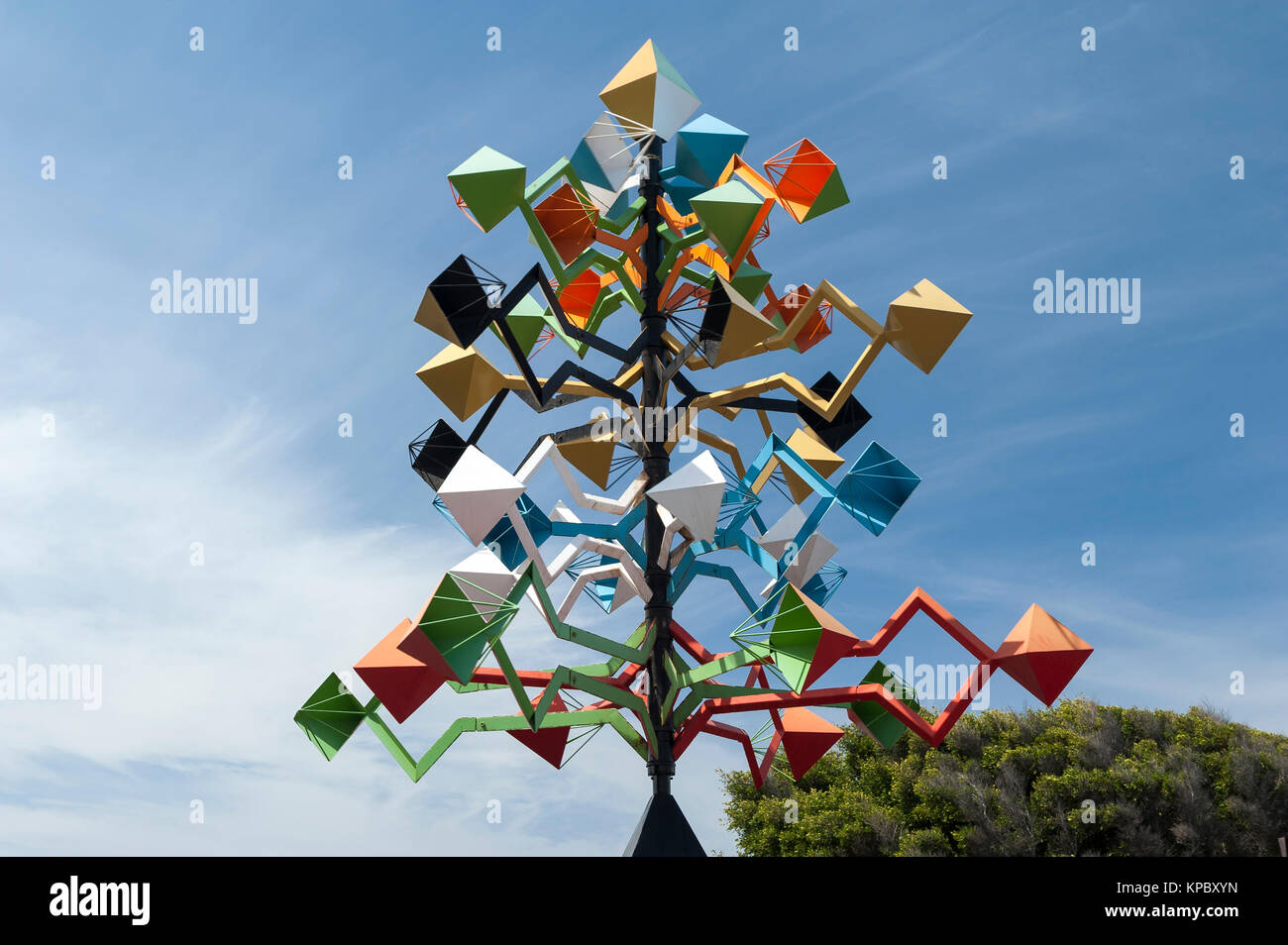 Wind sculpture by Cesar Manrique in front of César Manrique Foundation ...
