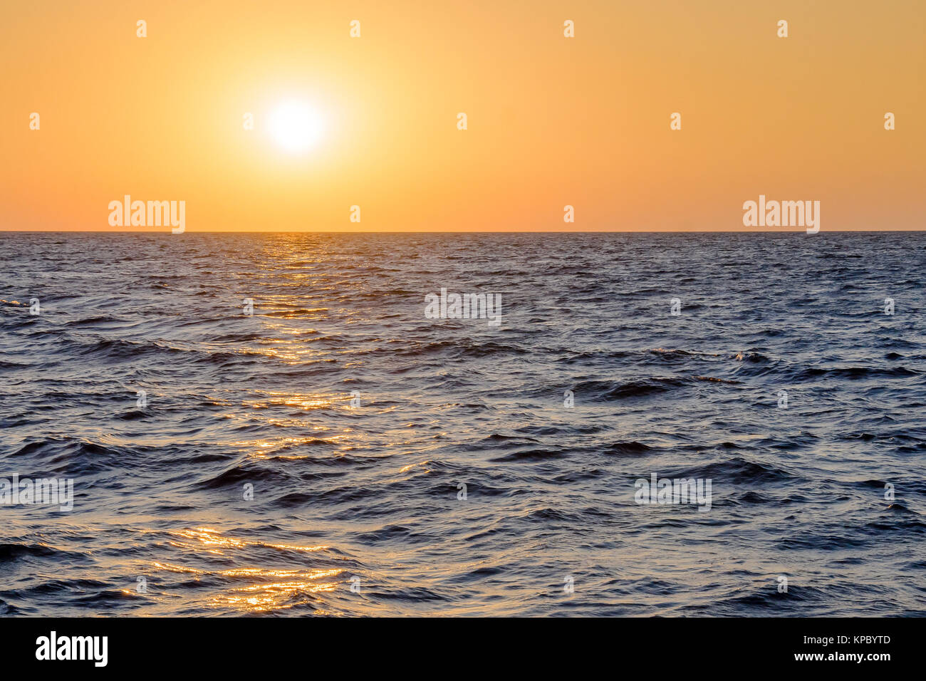Black sea at sunset Stock Photo - Alamy